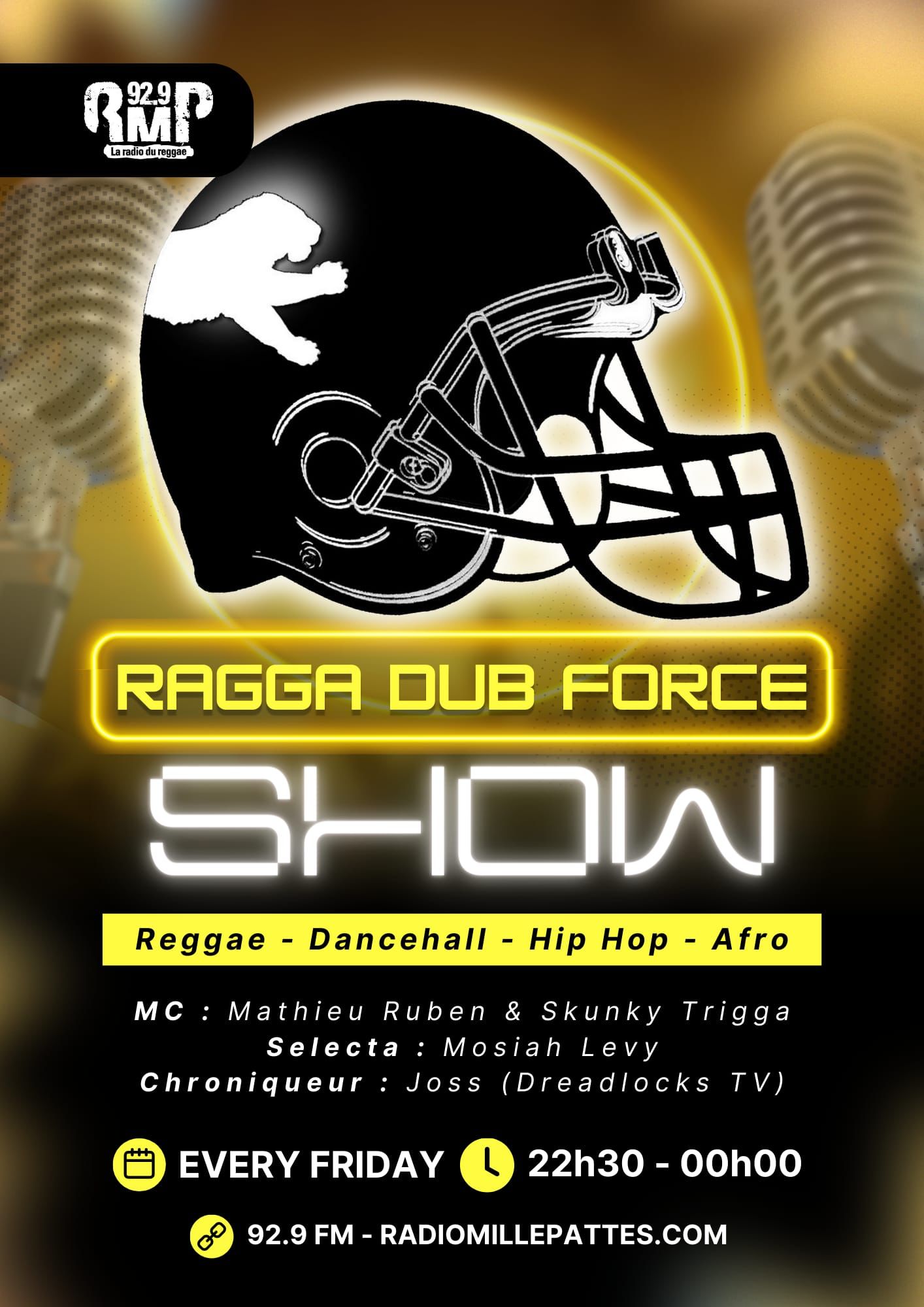 Programme - Radio Mille Pattes 92.9 FM - La Radio Reggae - Radio Mille ...